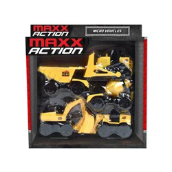 MAXX ACTION 5-Pack Construction Vehicle Set with Working Parts, 2-in ...