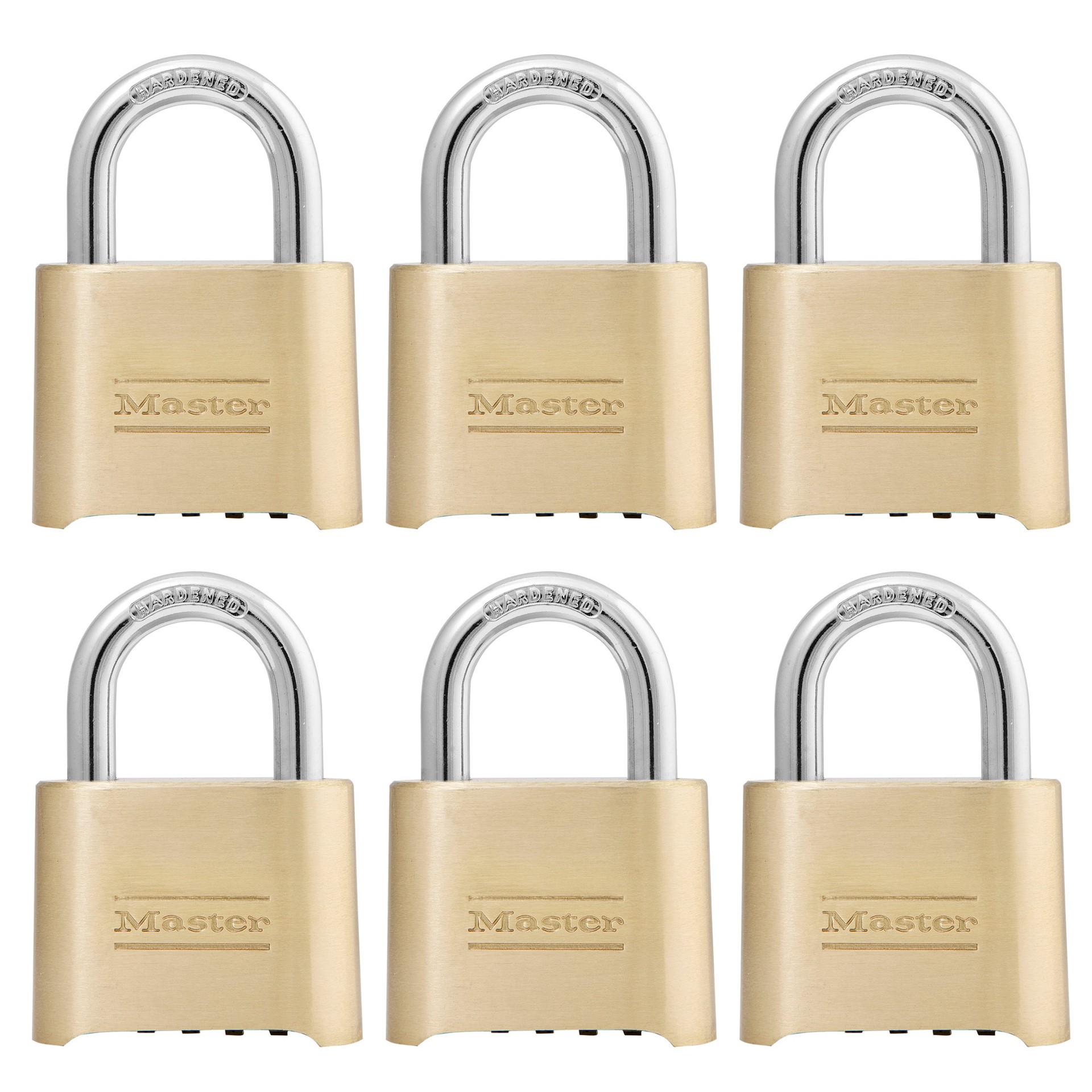 Master Lock Pro Pack Heavy Duty Outdoor Combination Padlock, 2-in Wide ...