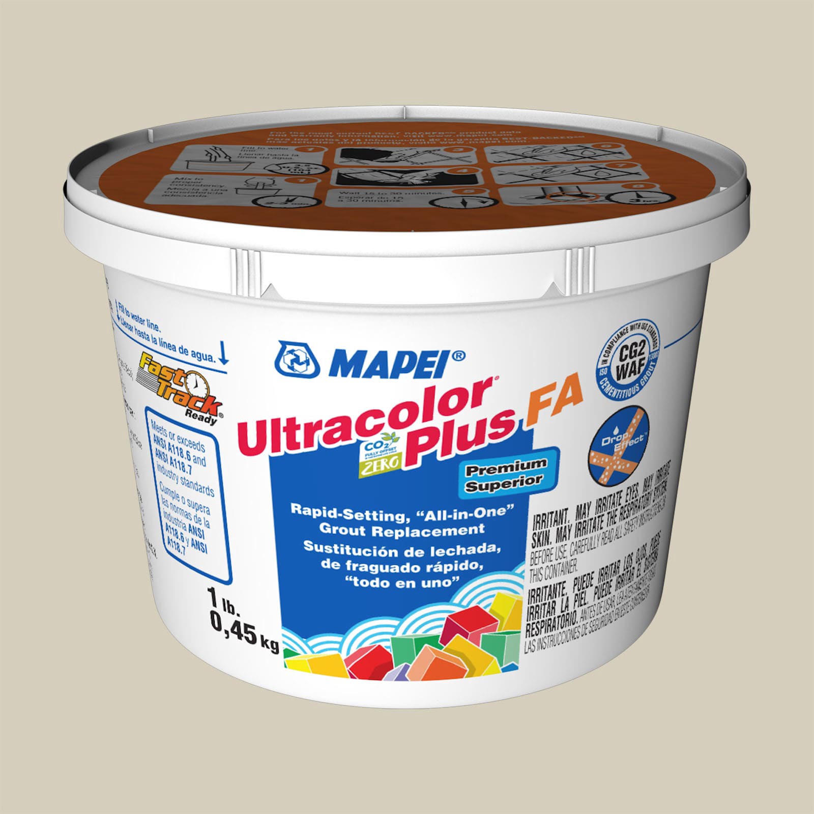 MAPEI Ultracolor Plus FA Biscuit #5014 All-in-one Grout (1-lb) 1 ct | shipt