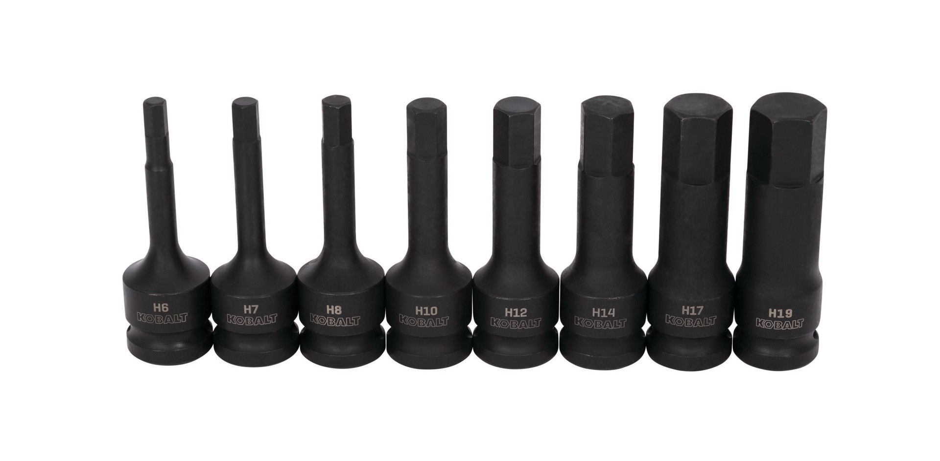 Kobalt 8 -Piece 1/2-in Drive Set Hex Bit Driver Socket Set 1 ct | shipt