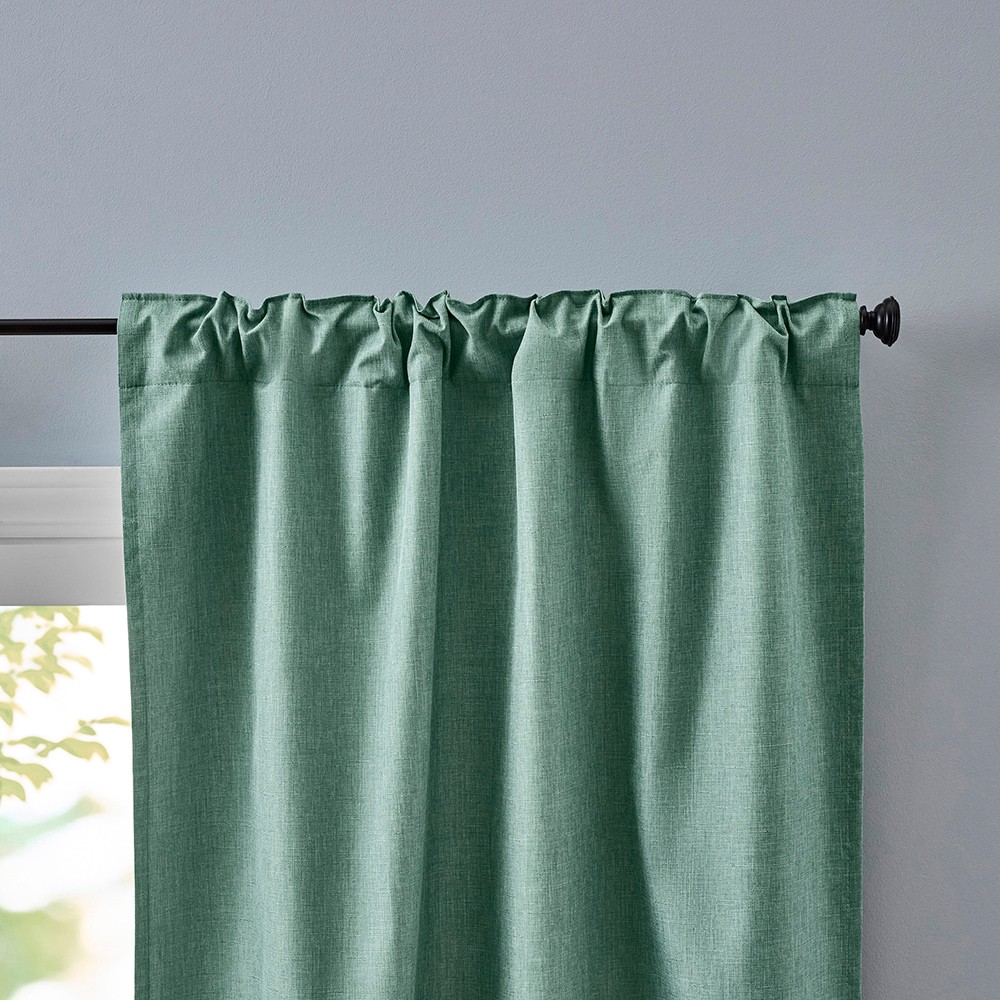 allen + roth 84-in Kale Room darkening Thermal lined Back tab/Pinch ...