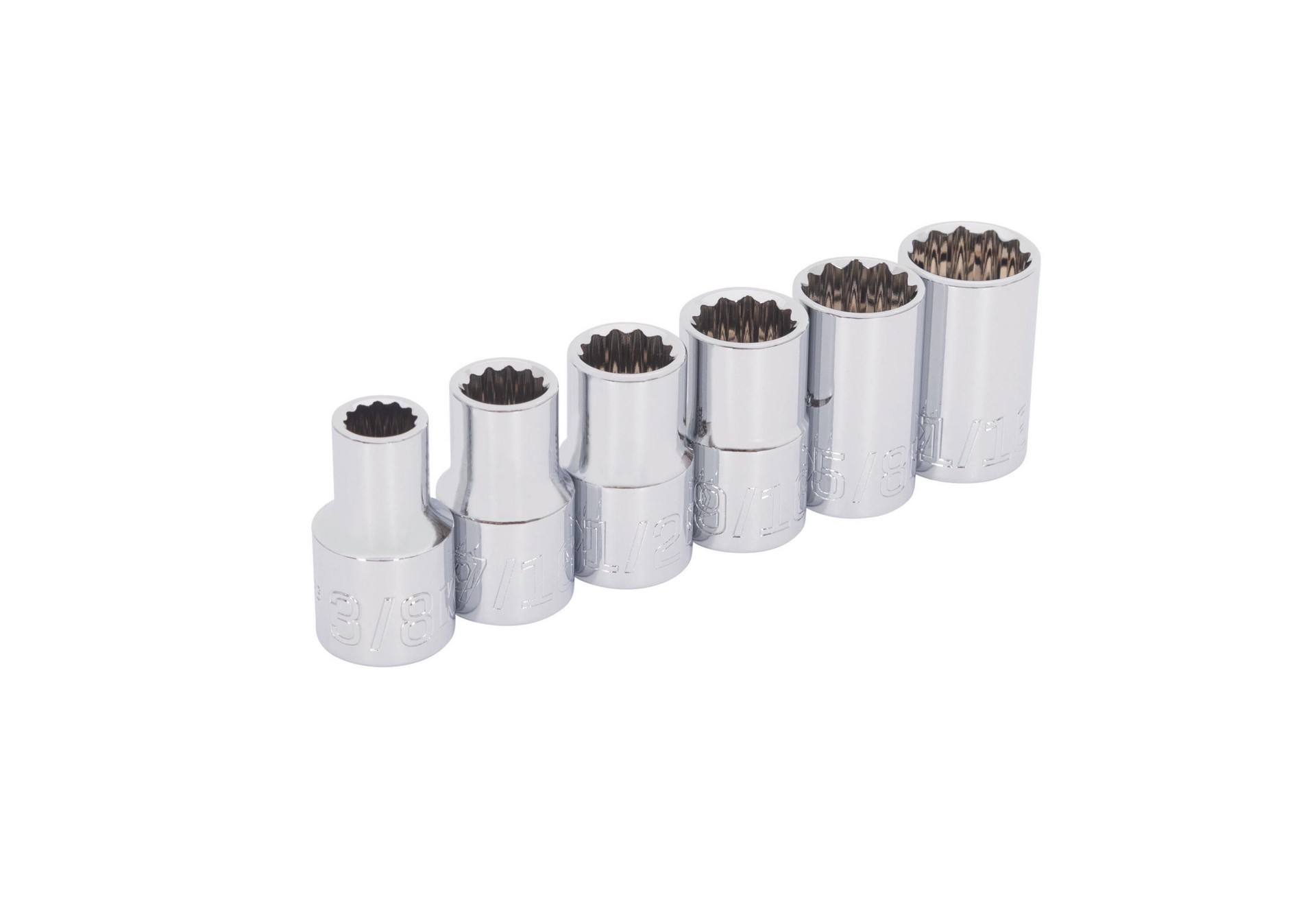 Kobalt 1/2-in Drive Standard (SAE) Shallow Socket Set 6 -Pieces 1 ct ...