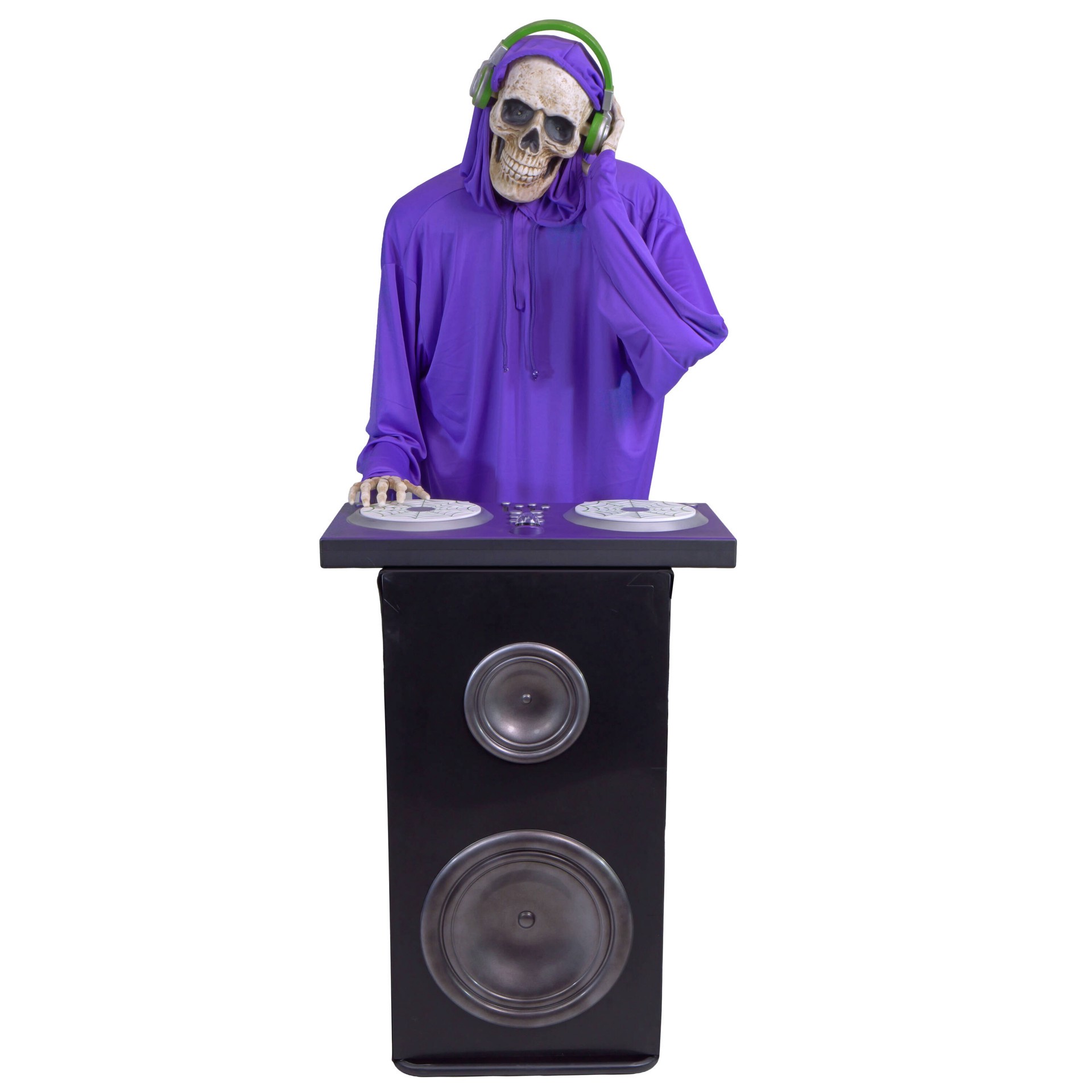 Haunted Living 5.7-ft Freestanding Motion Activated Talking Lighted ...