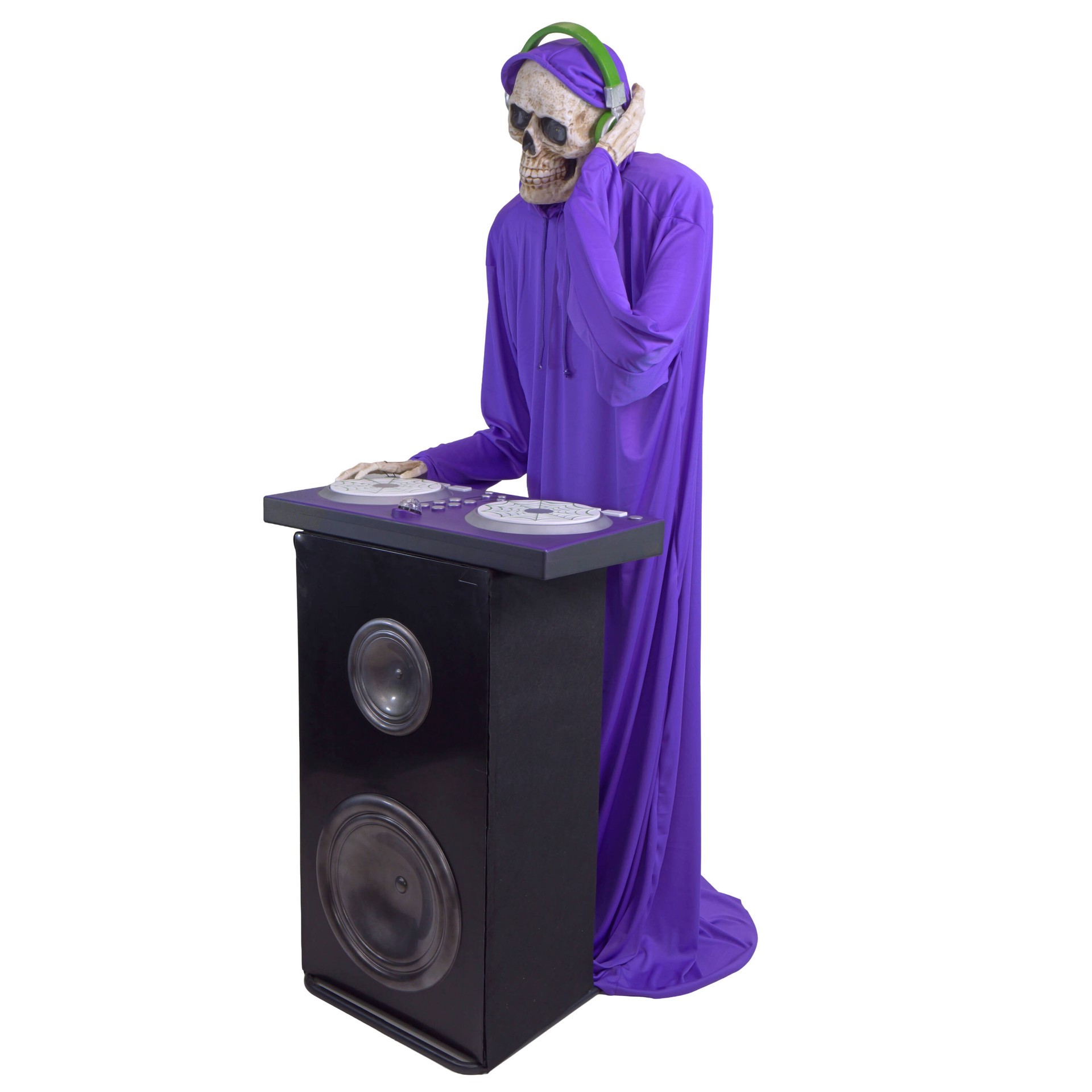 Haunted Living 5.7-ft Freestanding Motion Activated Talking Lighted ...