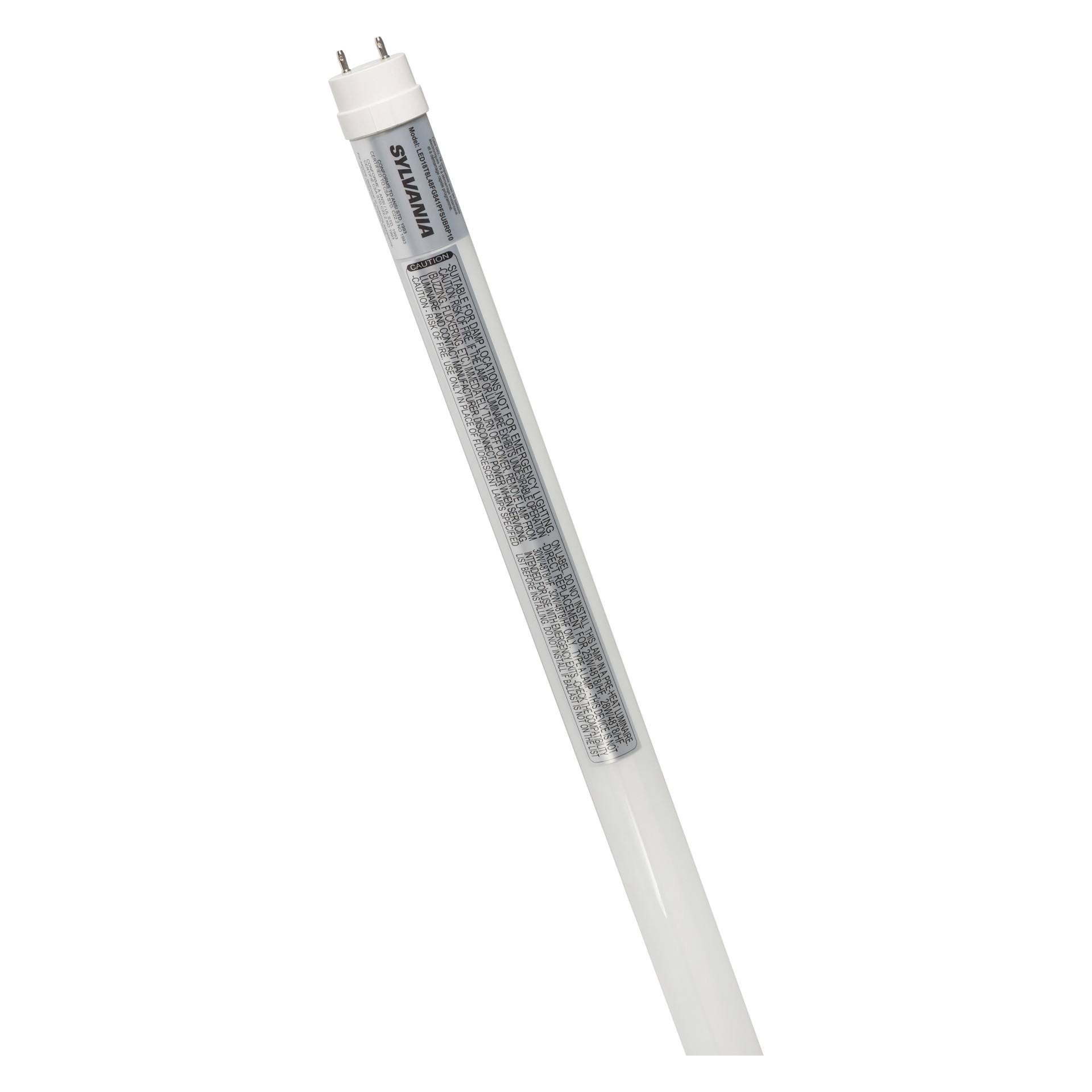 SYLVANIA 32 -Watt EQ T8 Cool white Medium bi-pin (G13) LED Tube Light ...