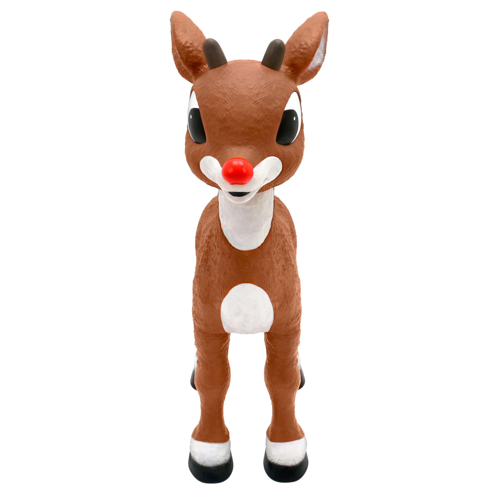 Rudolph the Red-Nosed Reindeer 3-ft Rudolph Animatronic Yard Decoration ...