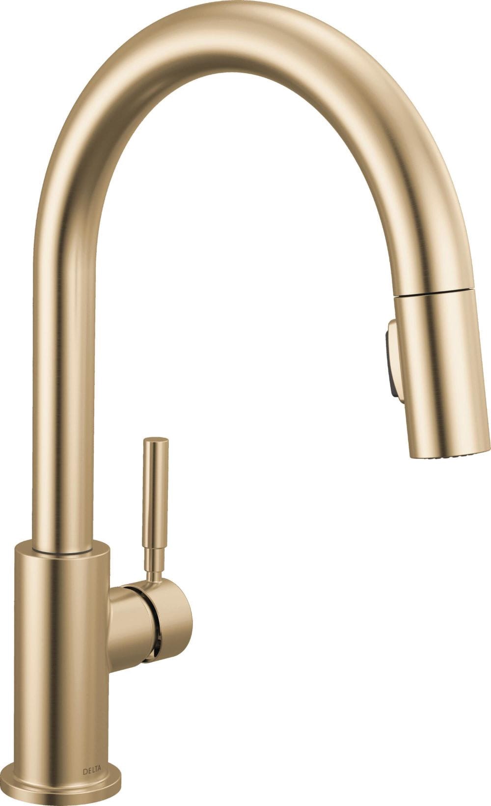 Delta Trask Gold Champagne Bronze Single Handle Deck-mount Pull-down ...