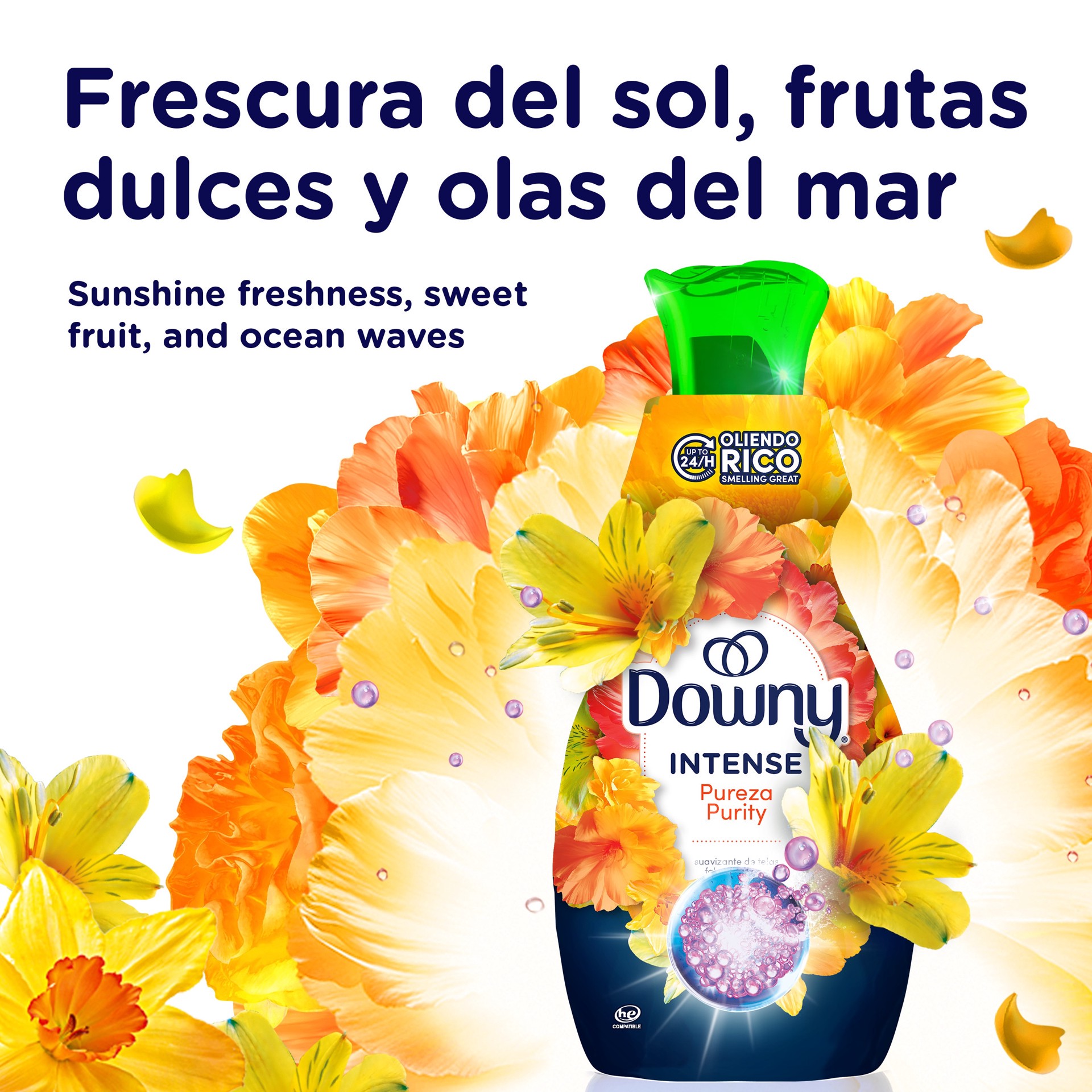 Downy Intense Purity Fabric Softener Liquid 105 Loads 77 -fl oz 1 ct ...