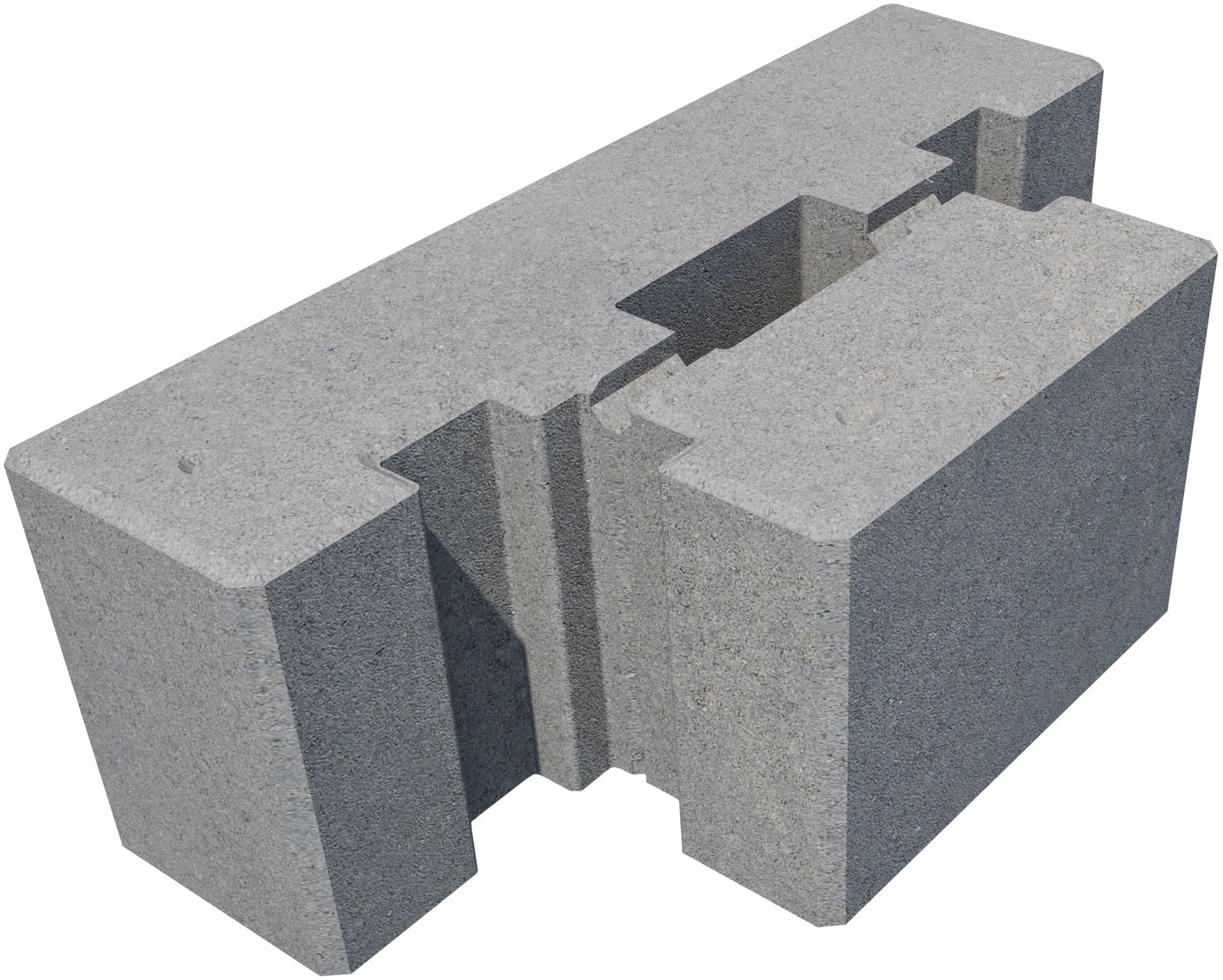 Belgard 5.5-in H x 16-in L x 8-in D T-Block Shaded Gray Concrete ...