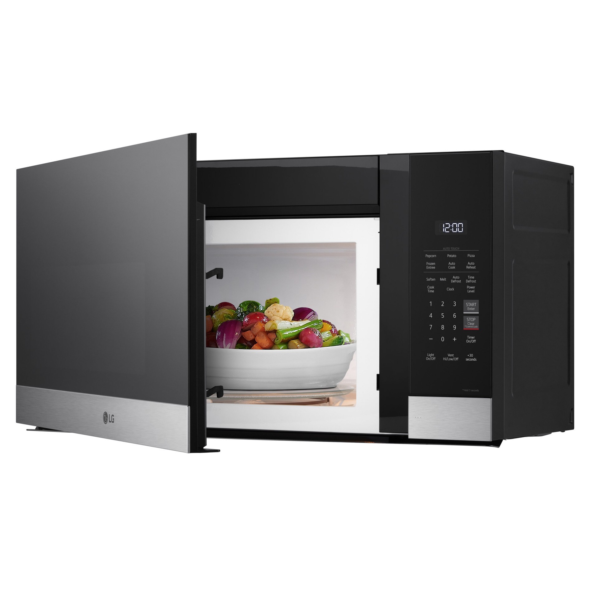 LG 1.6-cu ft Over-the-Range Microwave with Sensor Cooking ( Stainless Steel ) 1 ct | shipt
