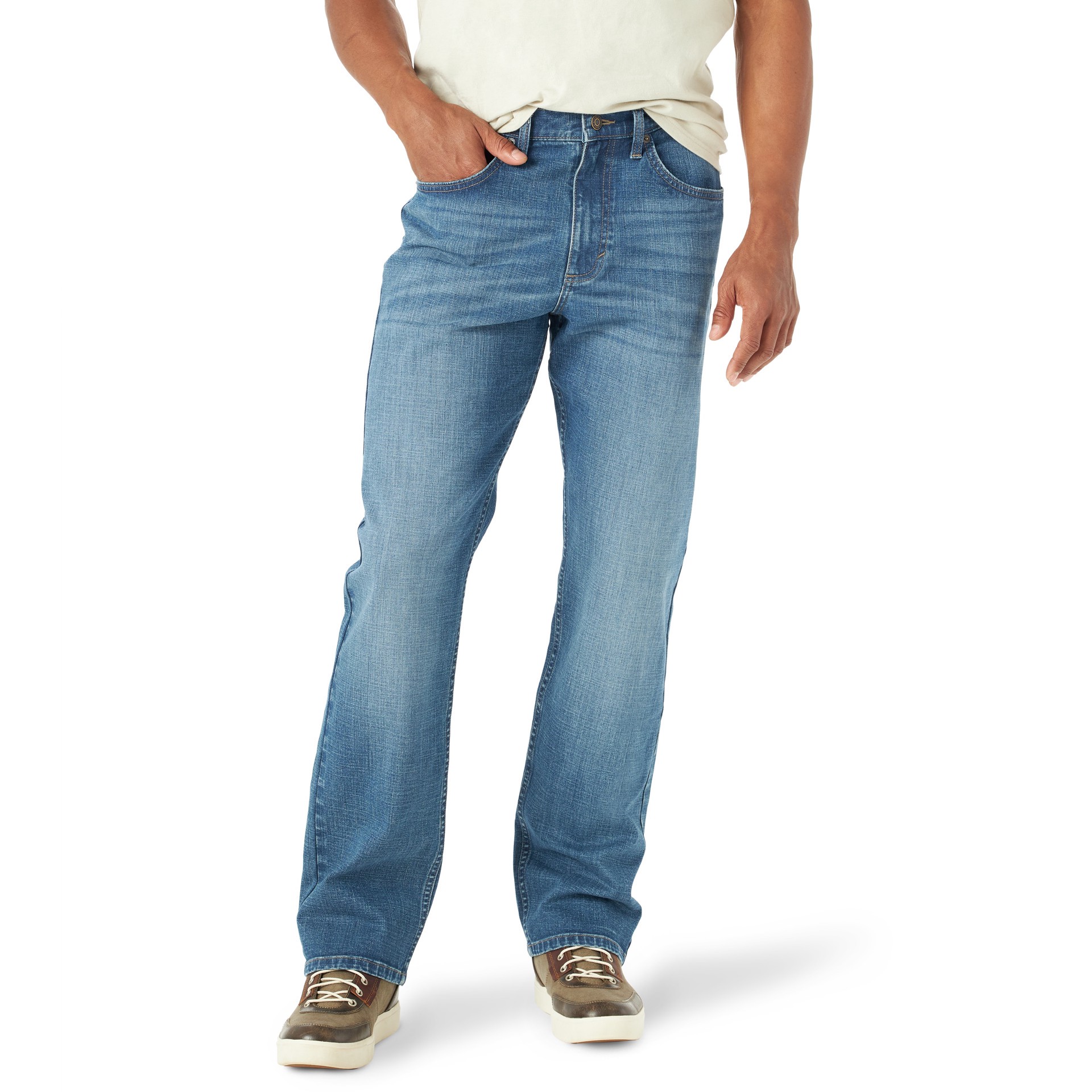 Wrangler Men's Relaxed Fit Milwaukee Denim Jean work pants ( 38 x 32 ...