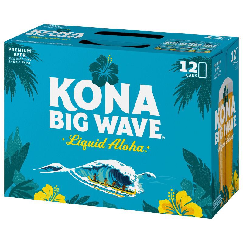Kona Brewing Co. Kona Big Wave Golden Ale Beer - 12pk/12 fl oz Cans 12 ...
