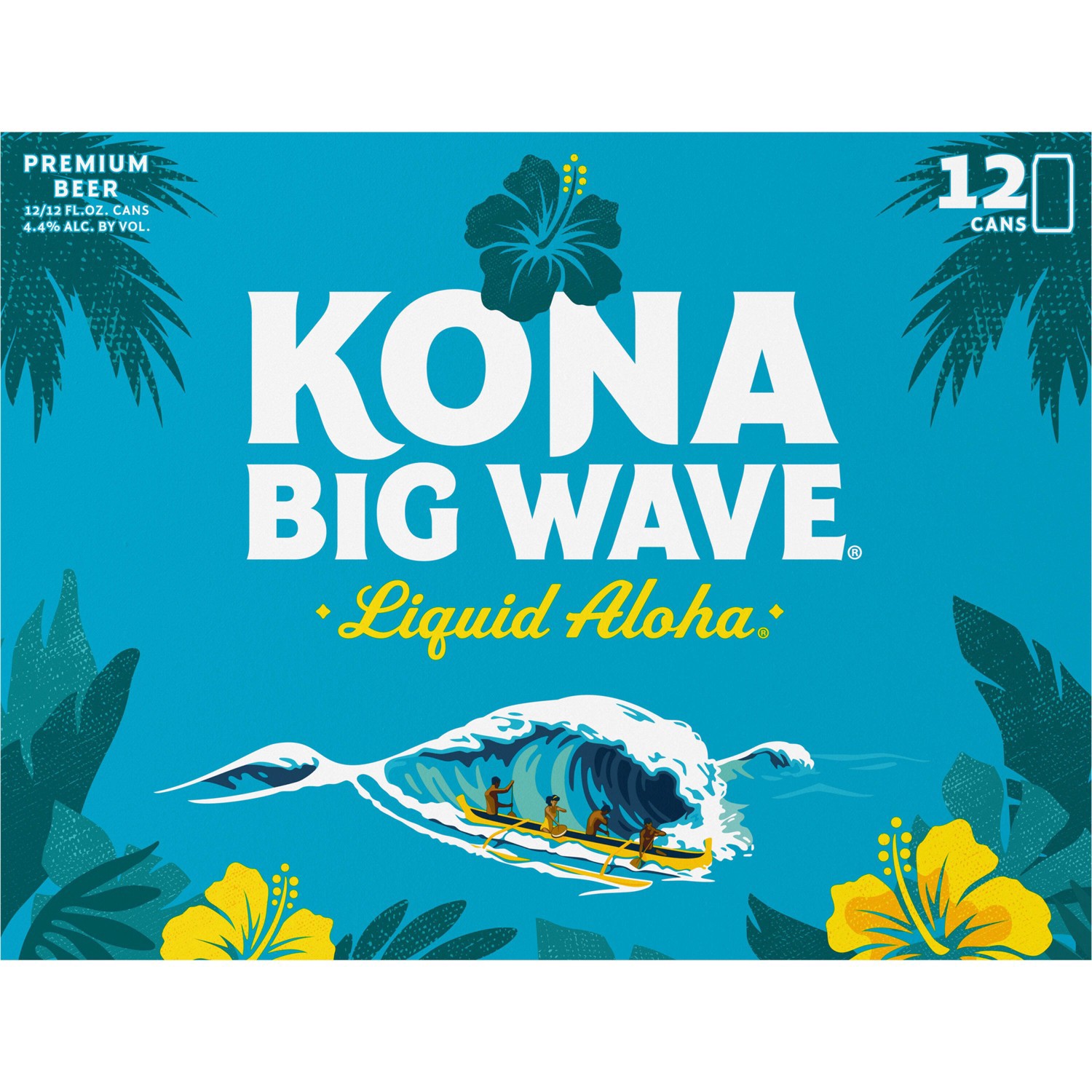 Kona Brewing Co. Kona Big Wave Golden Ale Beer - 12pk/12 fl oz Cans 12 ...