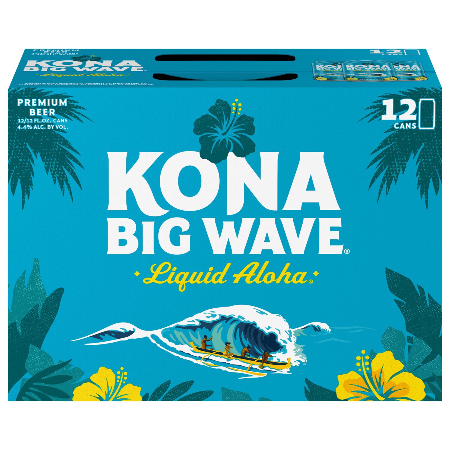 Kona Brewing Co. Kona Big Wave Golden Ale Beer - 12pk/12 fl oz Cans 12 ...