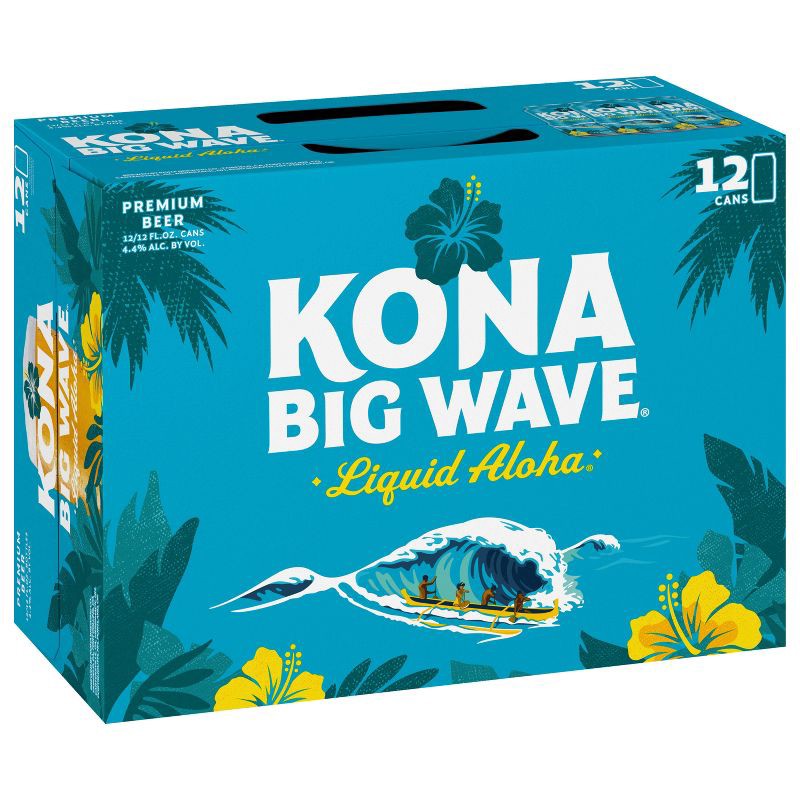 Kona Brewing Co. Kona Big Wave Golden Ale Beer - 12pk/12 fl oz Cans 12 ...