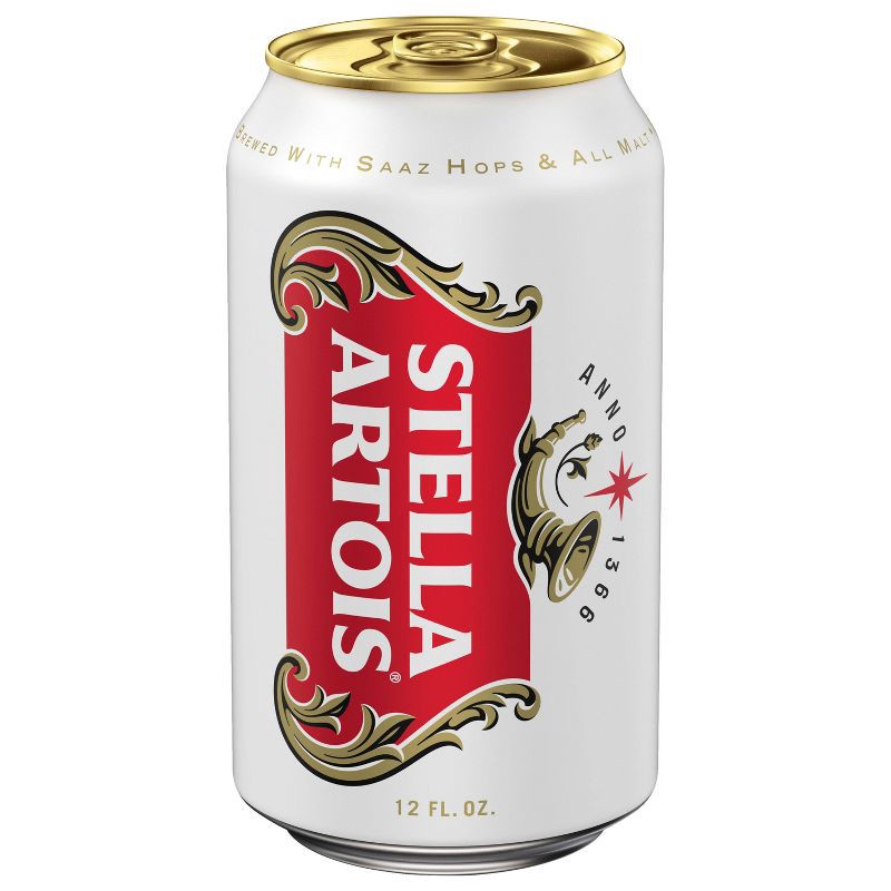 Stella Artois Belgian Ale Beer - 12pk/12 fl oz Cans 12 ct; 12 fl oz | Shipt