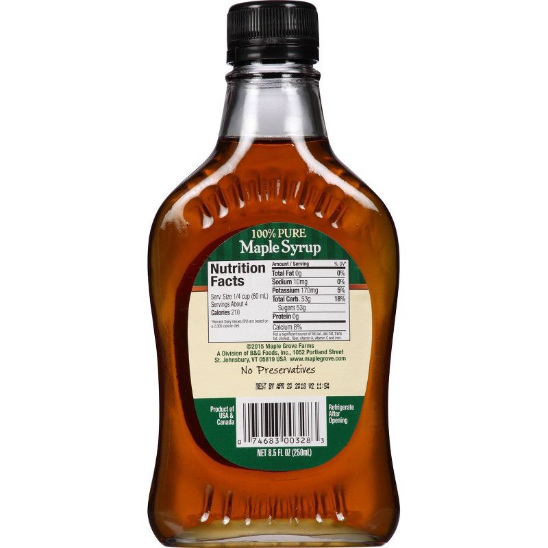 Maple Grove Farms 100% Pure Maple Syrup - 8.5fl oz 8.5 fl oz | Shipt