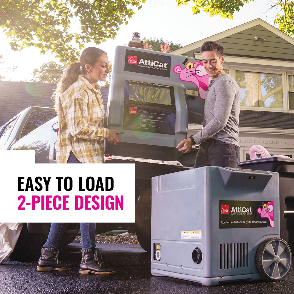 Owens Corning AttiCat R- 19 Fiberglass Blown-In Insulation with Sound ...