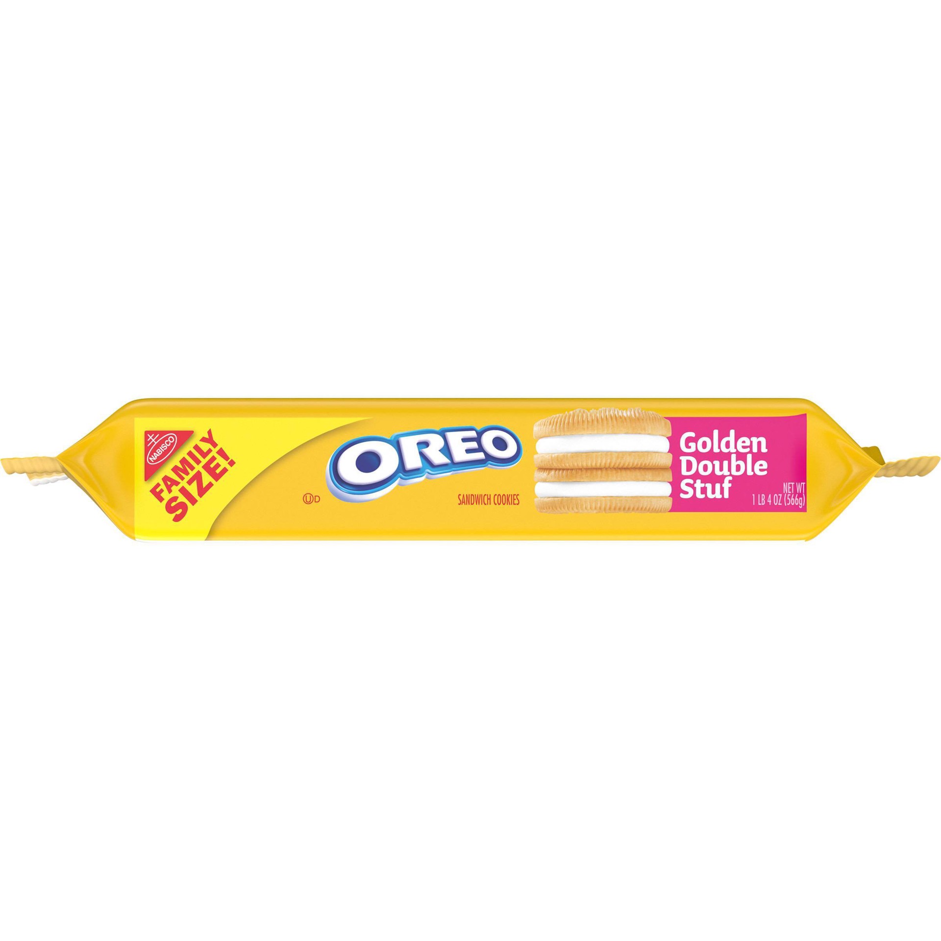 OREO Golden Double Stuff Sandwich Cookies Family Size 20 oz | Shipt