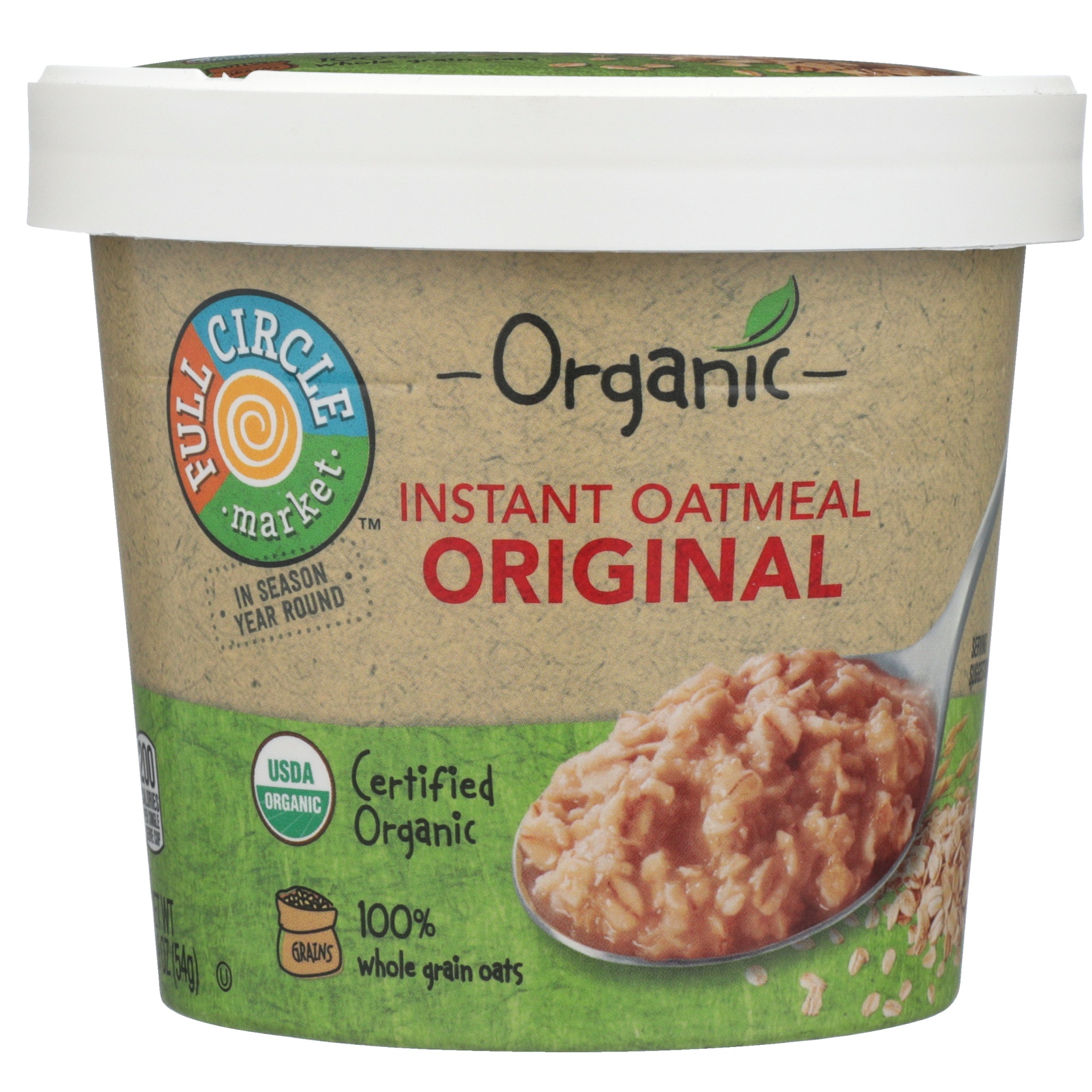 Full Circle Market Organic Original Instant Oatmeal 1.9 oz | Shipt