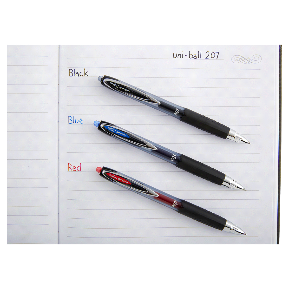 uni-ball 207 Gel Pens Black 2 ct | Shipt