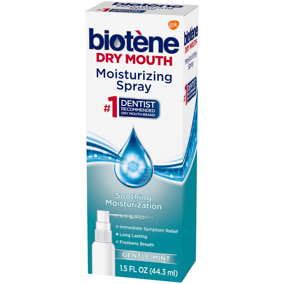Biotène Dry Mouth Gentle Mint Moisturizing Mouth Spray 1.5 fl oz | Shipt