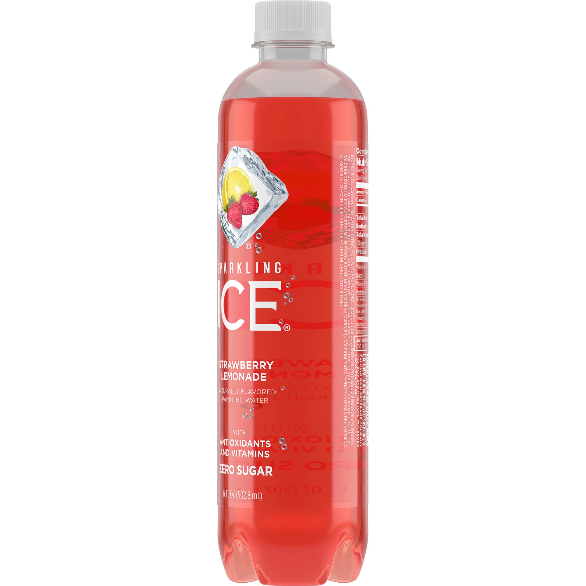 Sparkling ICE Strawberry Lemonade Bottle 17 fl oz | Shipt
