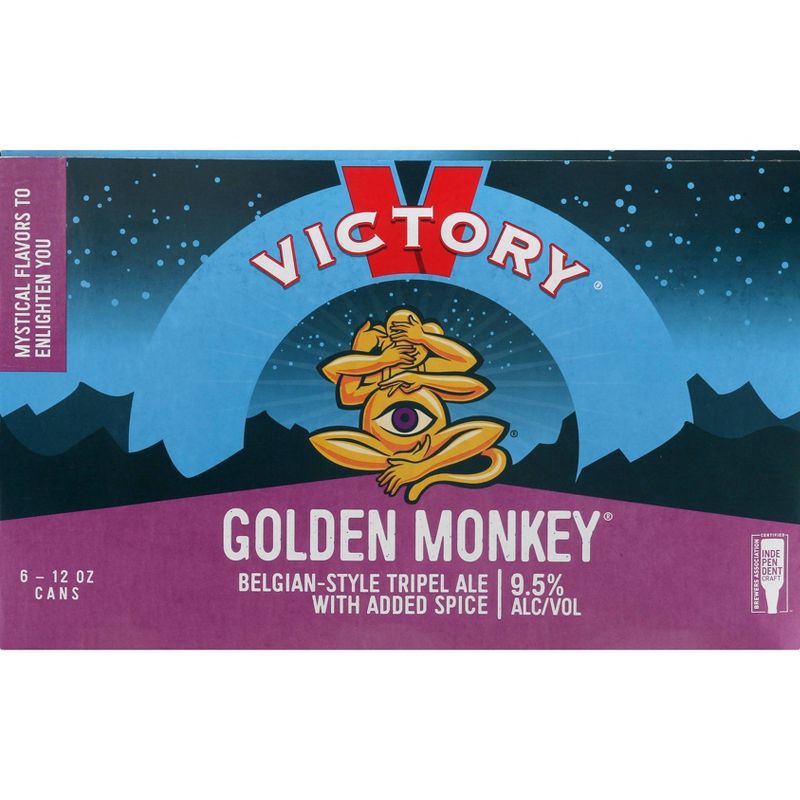 Victory Brewing Company Victory Golden Monkey Belgian-Style Tripel Ale ...