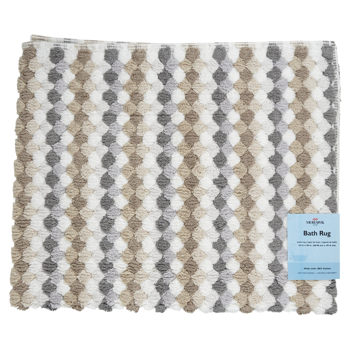 Mohawk Greystone Tuffets Bath Scatter Rug 24X40 in 1 ct | Shipt
