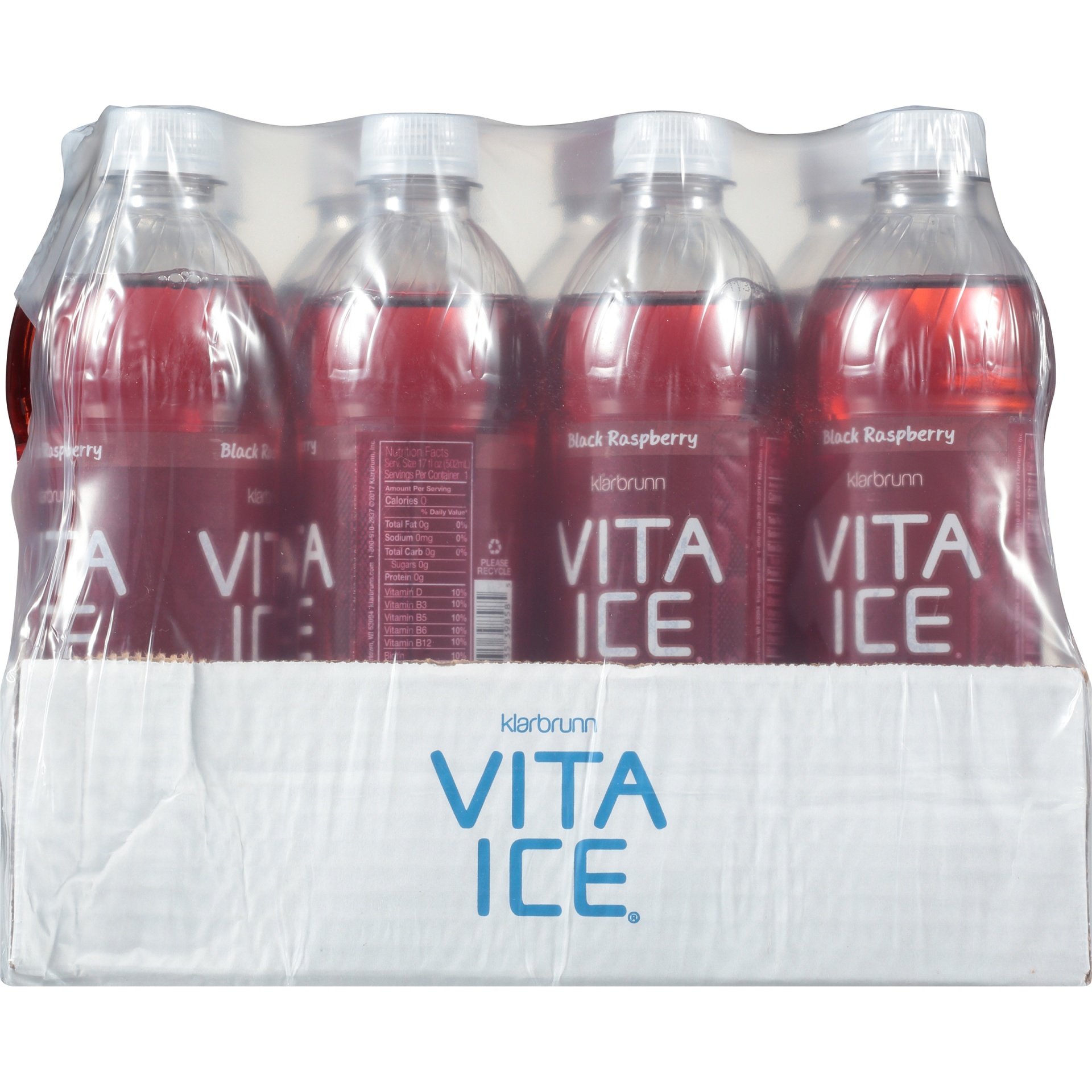 Vita Ice Sparkling Water, Black Raspberry, 12 Pack 12 ct | Shipt