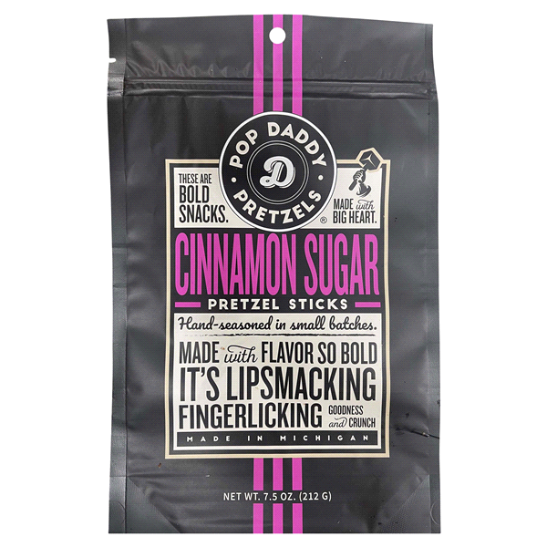 Pop Daddy Popcorn Pop Daddy Cinnamon Sugar Pretzel Sticks 7.5 oz | Shipt