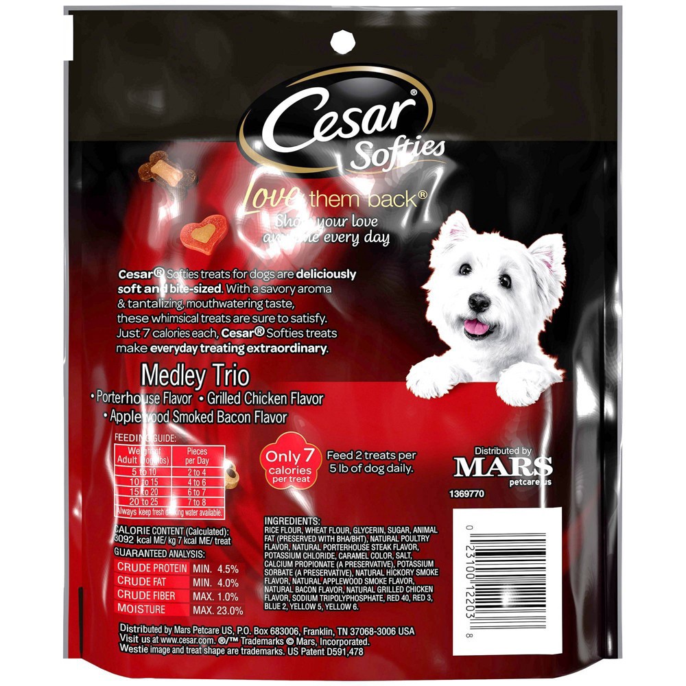 Cesar Softies Chewy Small Dog Treats Medley Trio 16 oz | Shipt