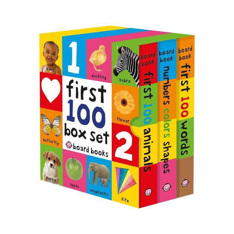 Macmillan First 100 Board Book Box Set (3 Books) - by Roger Priddy ...