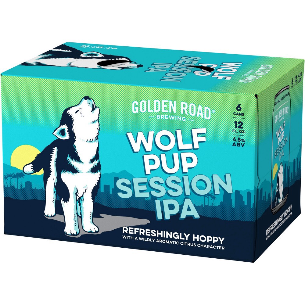 Golden Road Brewing Wolf Pup Session IPA Craft Beer Beer 6 ct; 12 oz ...