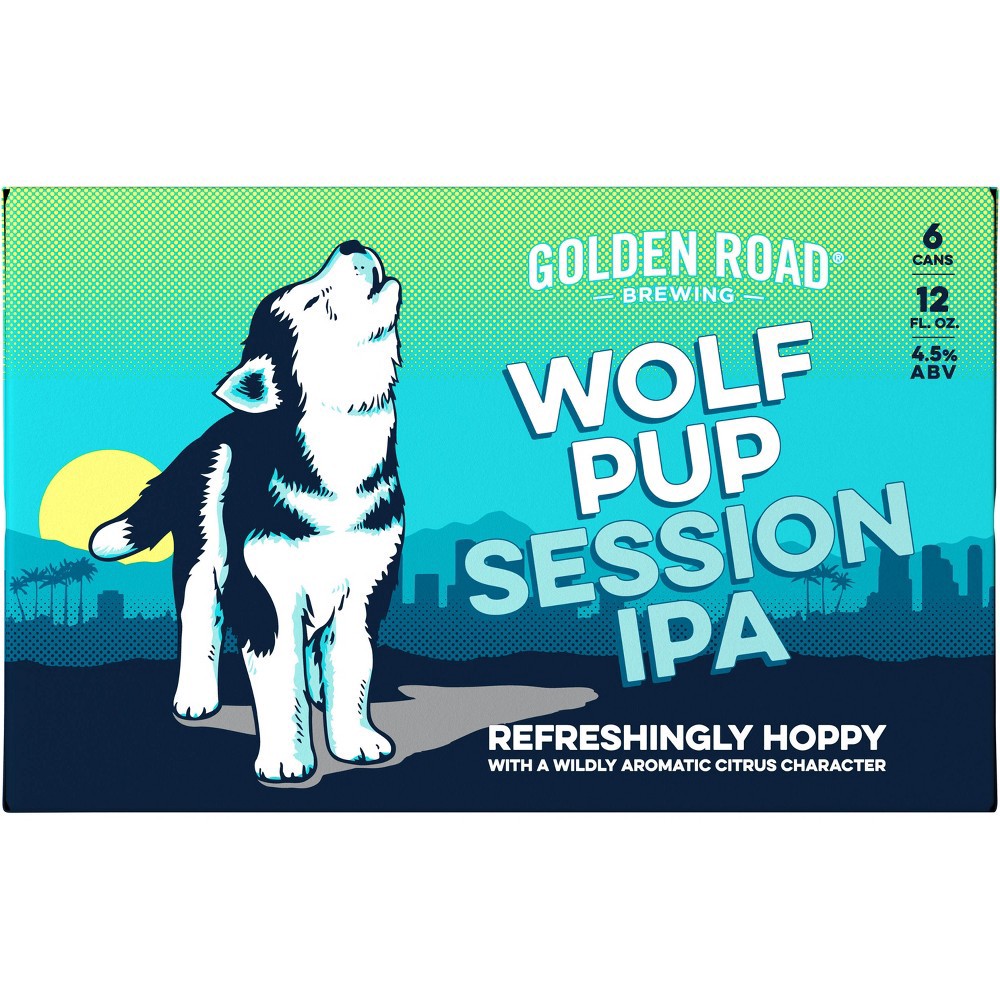 Golden Road Brewing Wolf Pup Session IPA Craft Beer Beer 6 ct; 12 oz ...