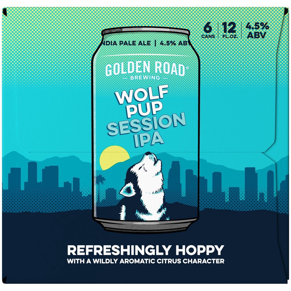 Golden Road Brewing Wolf Pup Session IPA Craft Beer Beer 6 ct; 12 oz ...