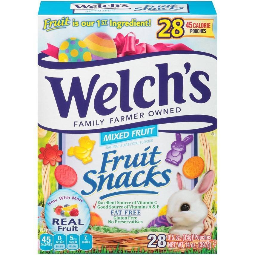 Welch's Easter Shaped Mixed Fruit Snacks 28 ct | Shipt