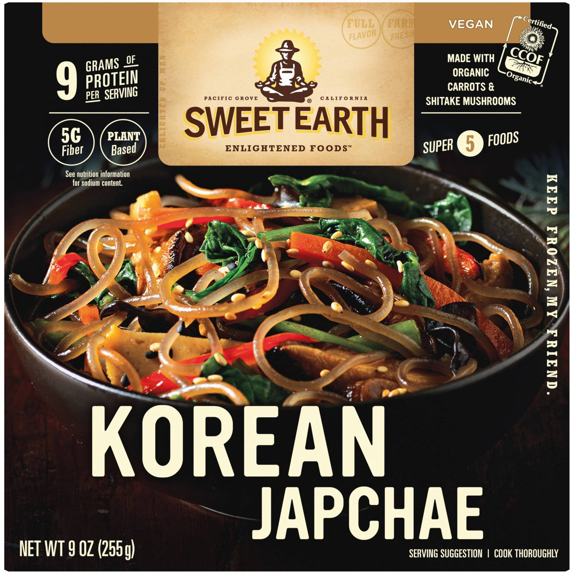 SWEET EARTH NATURAL FOODS Sweet Earth Frozen Korean Japchae 9 oz | Shipt