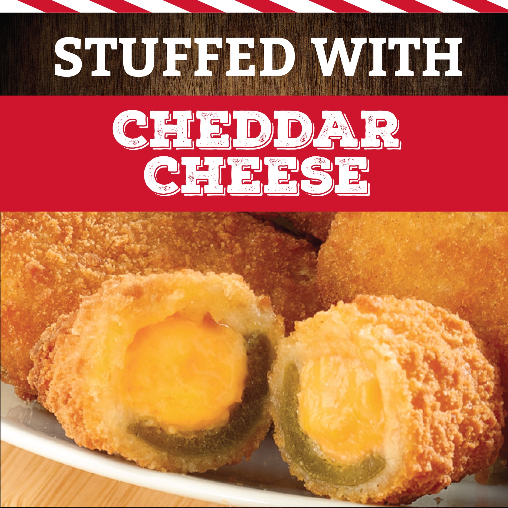 TGI Fridays Frozen Appetizers Cheddar Cheese Stuffed Jalapeno Poppers 8 ...