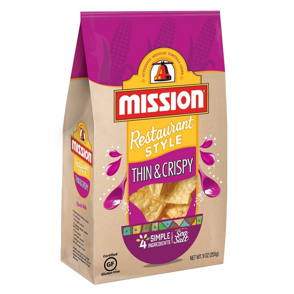 Mission Thin & Crispy Restaurant Style Tortilla Chips 9 oz | Shipt