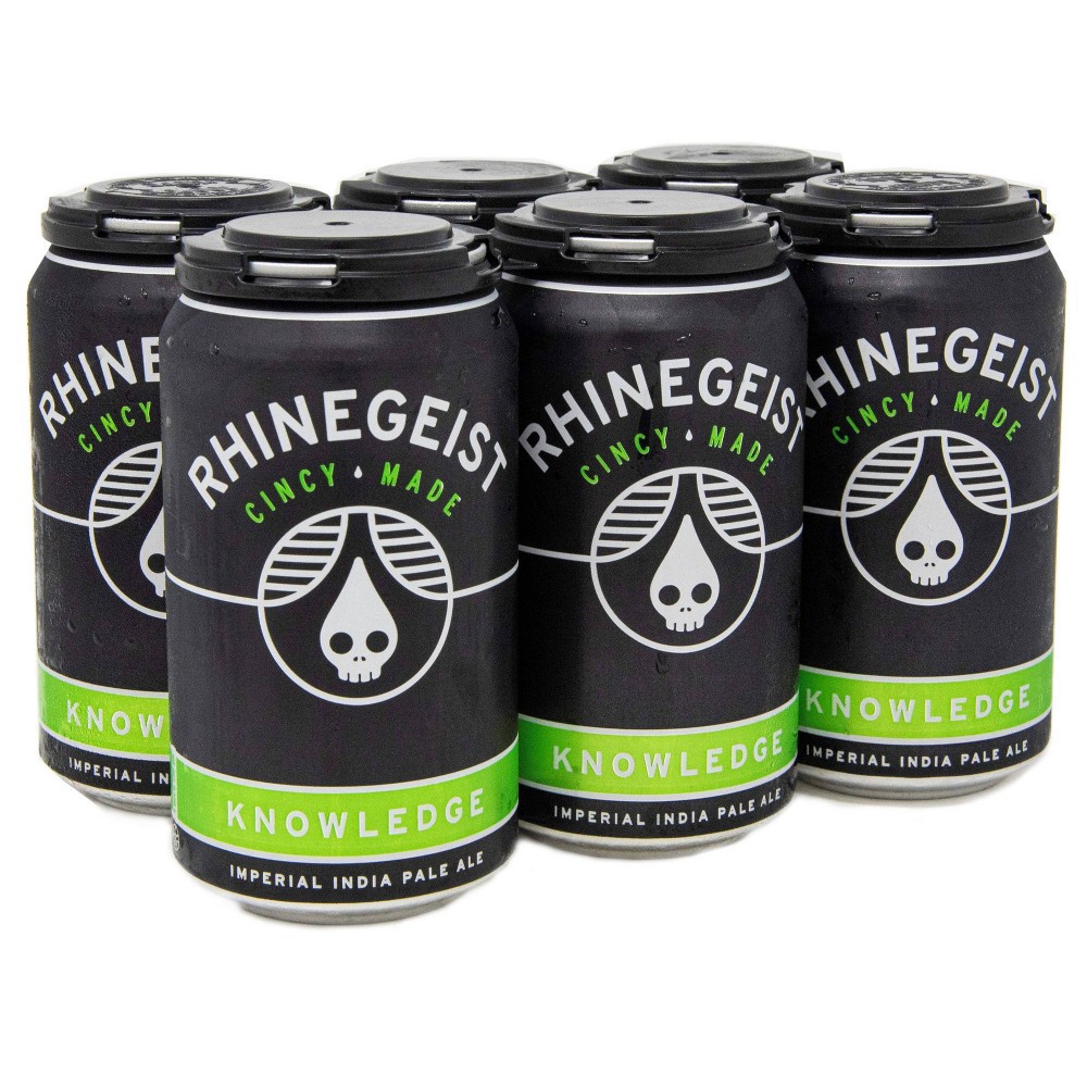 Rhinegeist Knowledge Imperial IPA Beer - 6pk/12 fl oz Cans 6 ct; 12 fl ...