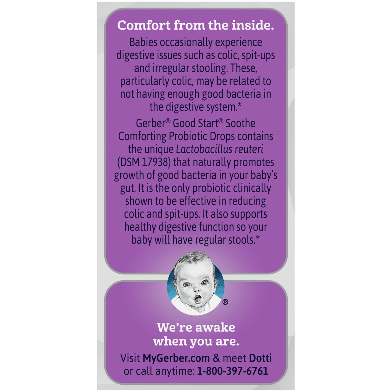 Gerber Soothe Probiotic Colic Drops - 0.34 fl oz 0.34 fl oz | Shipt