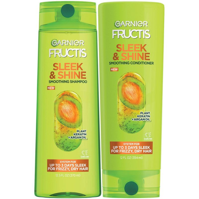Garnier Fructis Active Fruit Protein Sleek & Shine Shampoo ...