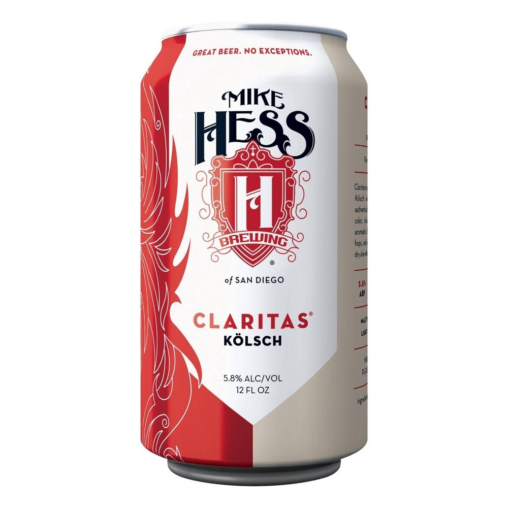 Mike Hess Brewing Mike Hess Claritas Kolsch Beer 6 ct, 12 fl oz | Shipt