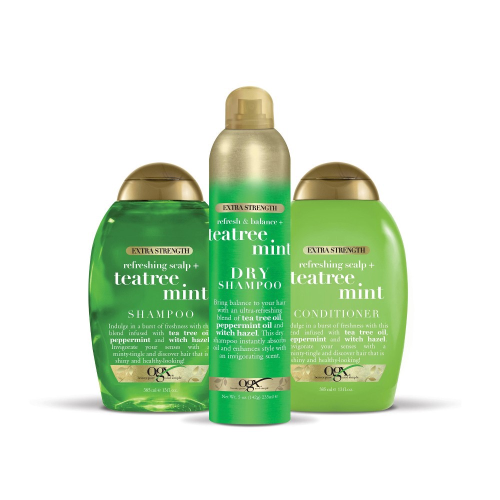 OGX Extra Strength Refreshing Scalp + Tea Tree Mint Conditioner - 13 fl ...