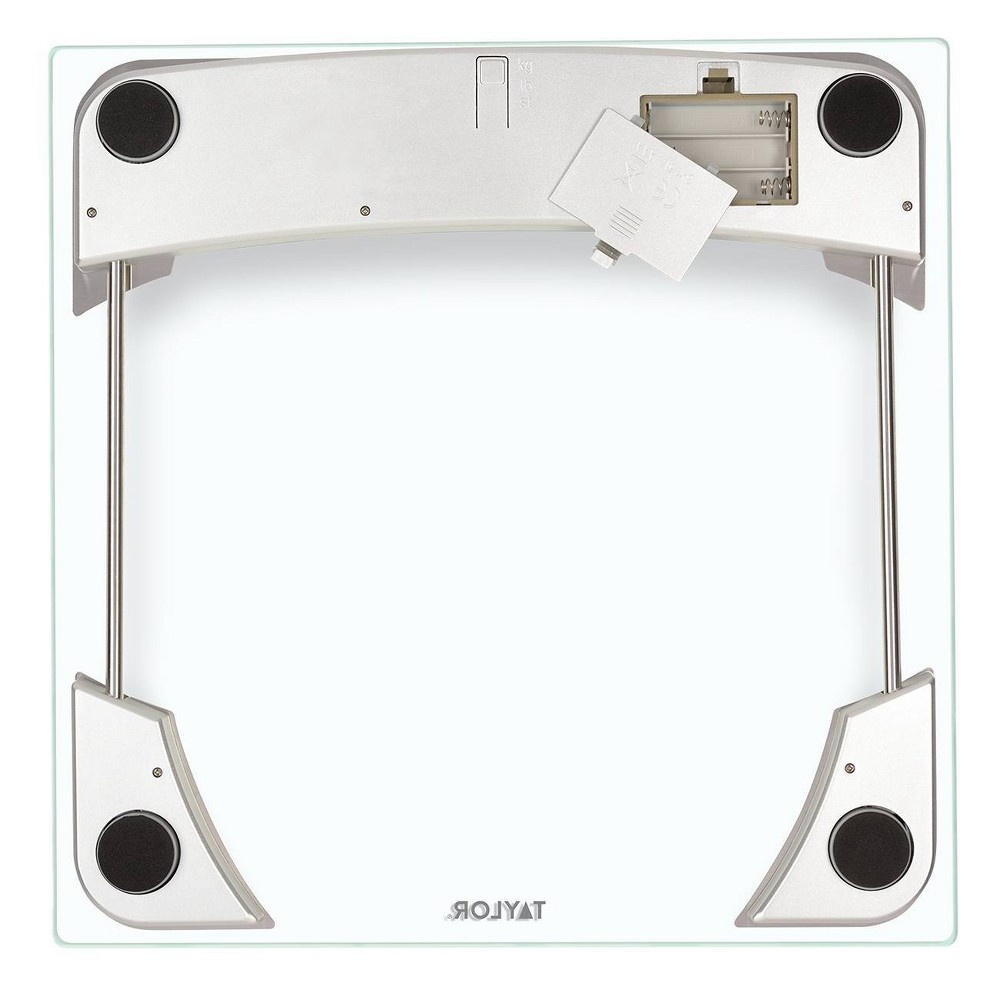 Digital Bathroom Scale with Weight Tracker Clear - Taylor 1 ct | Shipt