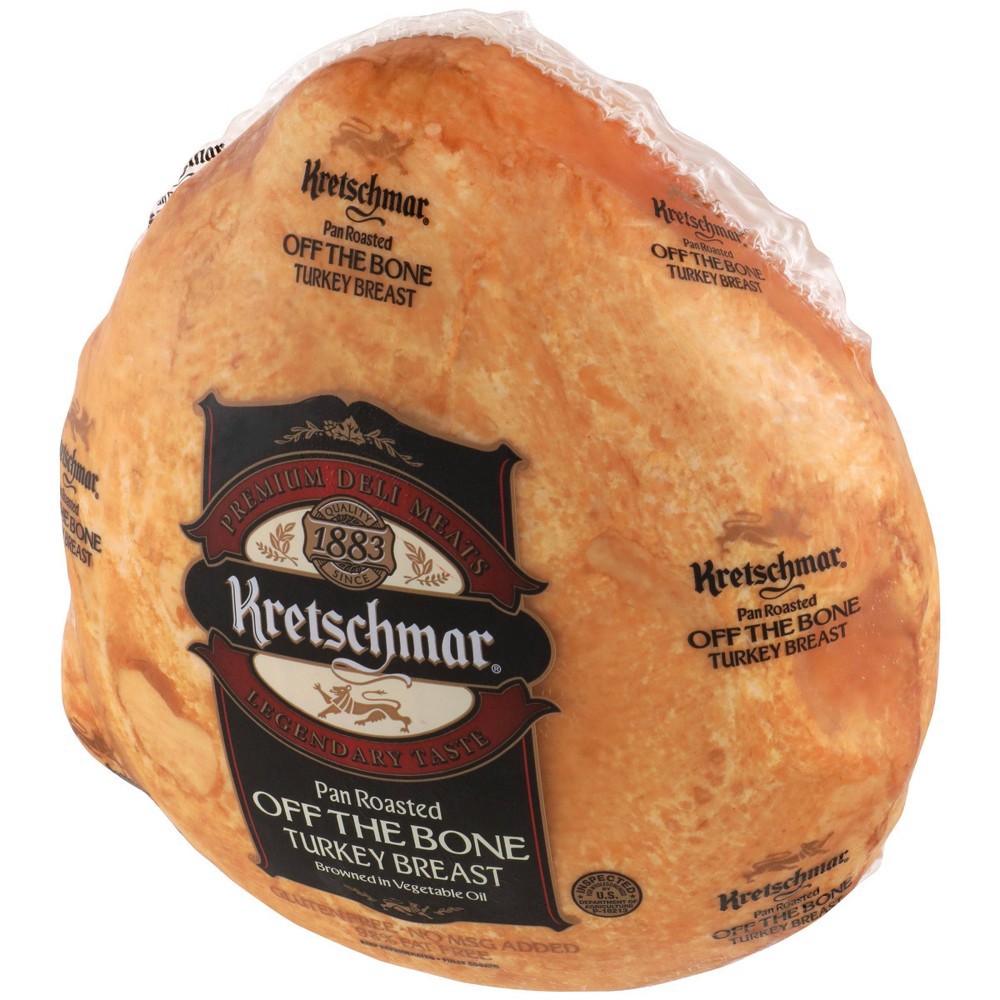 Kretschmar Pan Roasted Off the Bone Turkey Breast - Deli Fresh Sliced ...