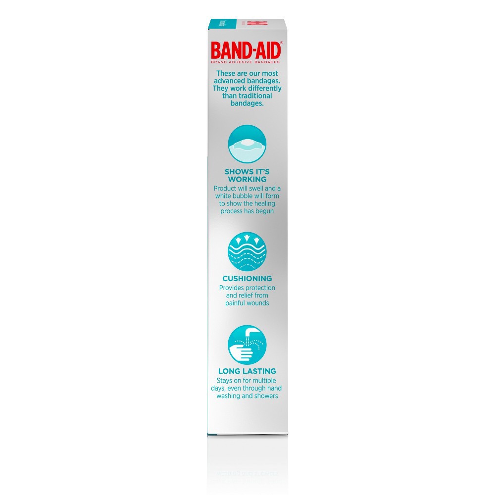 BAND-AID Hydro Seal Large Adhesive Bandages for Wound Care,Blisters ...