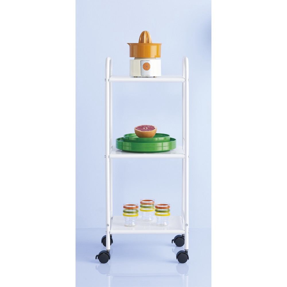 3 Shelf Utility Storage Cart White - Room Essentials 1 ct | Shipt