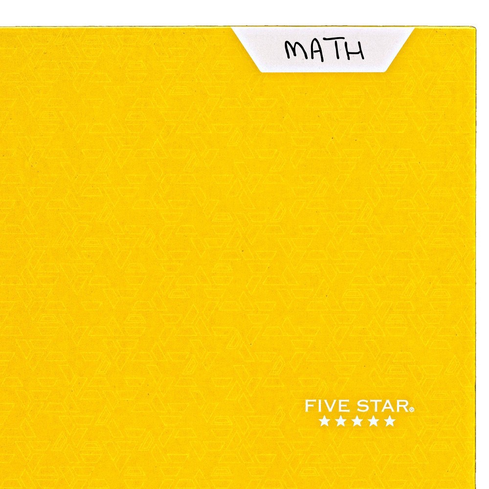 Five Star 4 Pocket Laminated Paper Folder Yellow 1 ct | Shipt